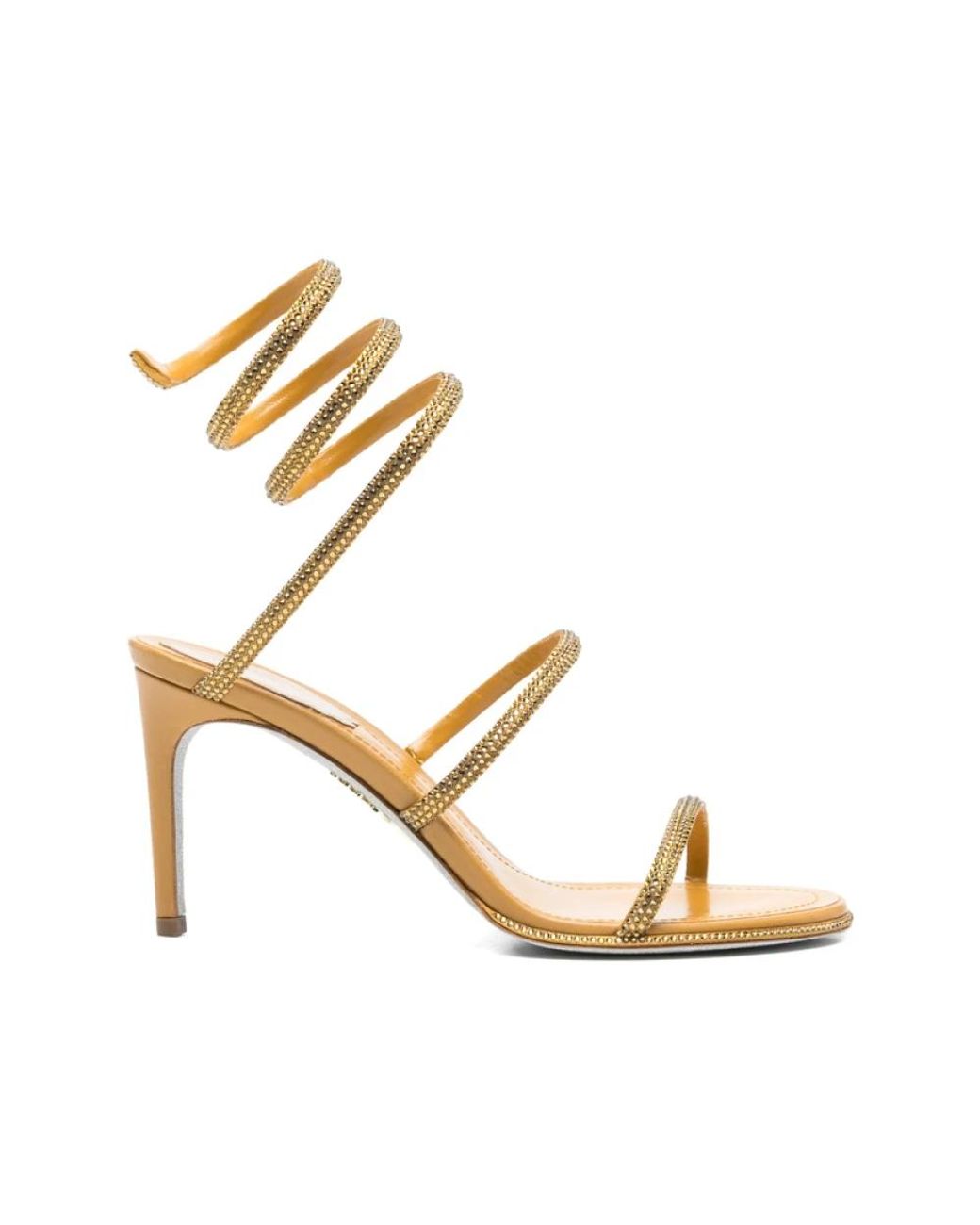 Rene Caovilla High Heel Sandals in Metallic | Lyst UK