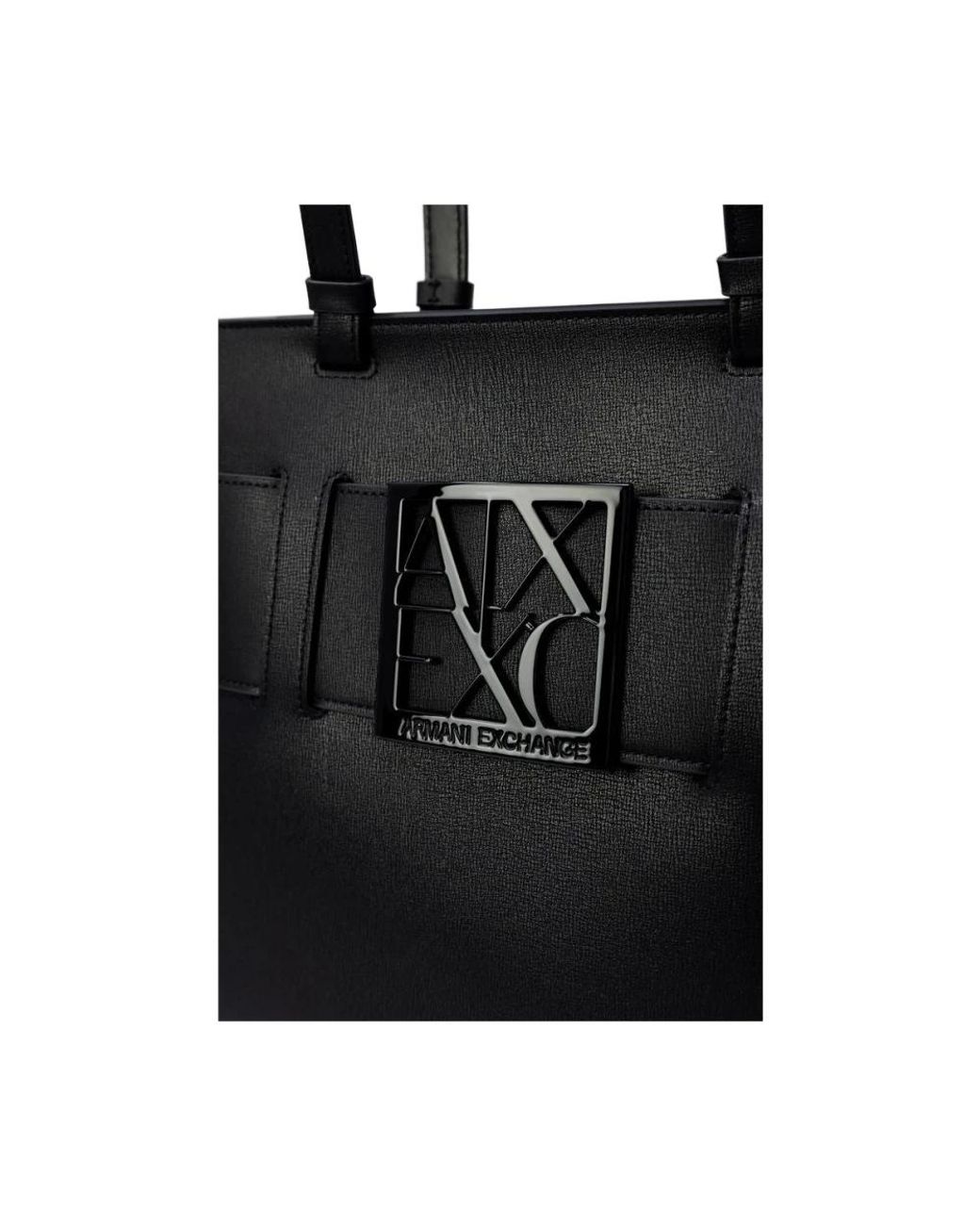 ARMANI EXCHANGE Shopping Bags in Black | Lyst