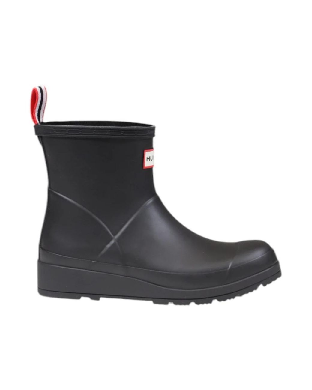 HUNTER Play Insulated Short Rain Boots in Black | Lyst UK