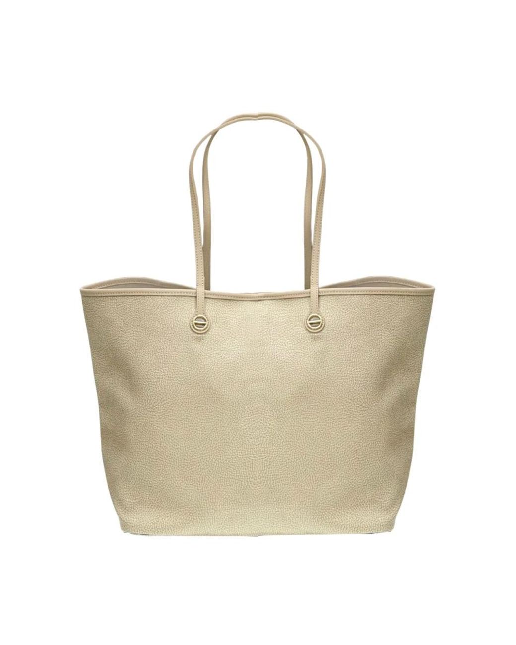 Borbonese Flight Schultertasche in Natur | Lyst DE