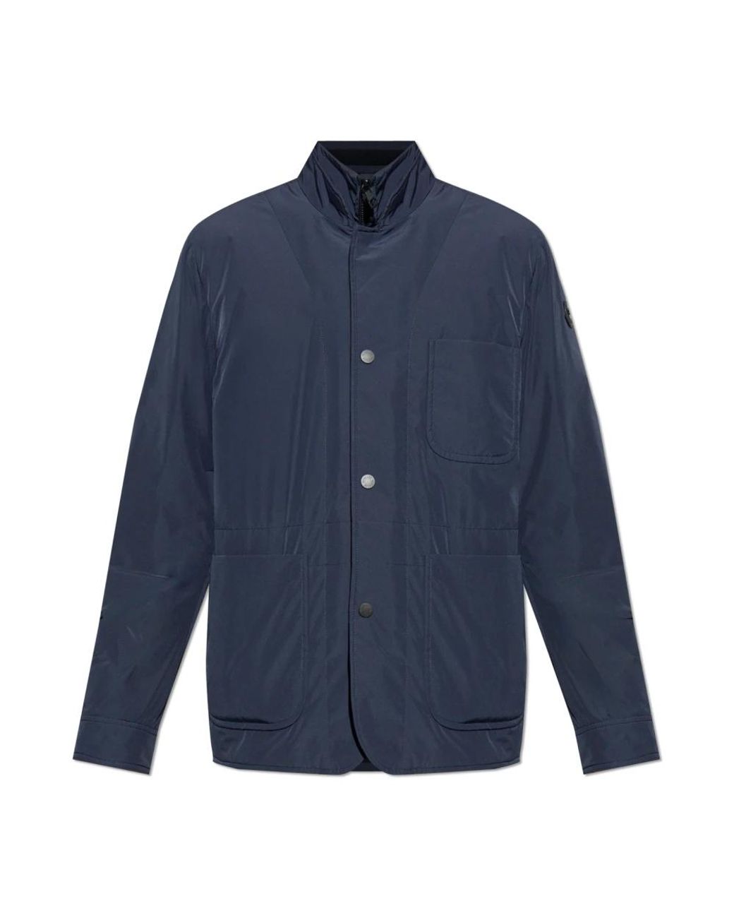 Moncler Light Jackets in Blue for Men | Lyst