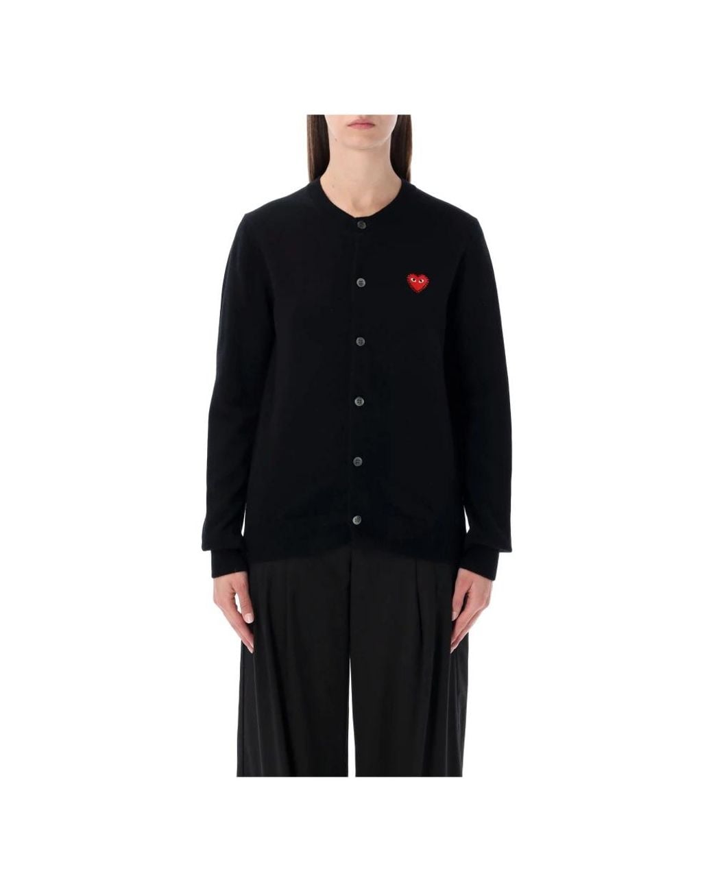 COMME DES GARÇONS PLAY Cardigans in Black | Lyst UK