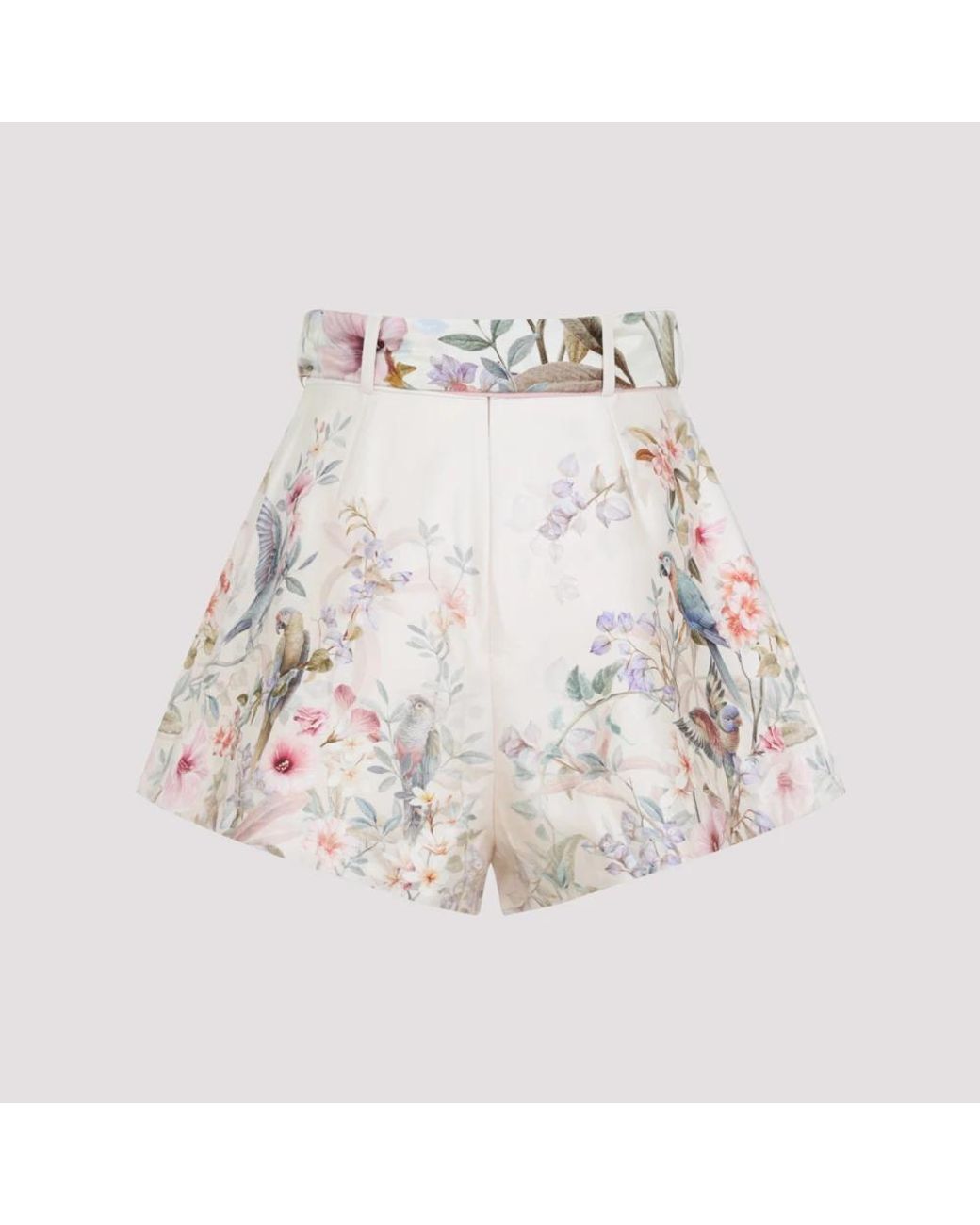 Zimmermann Short Shorts in Red | Lyst