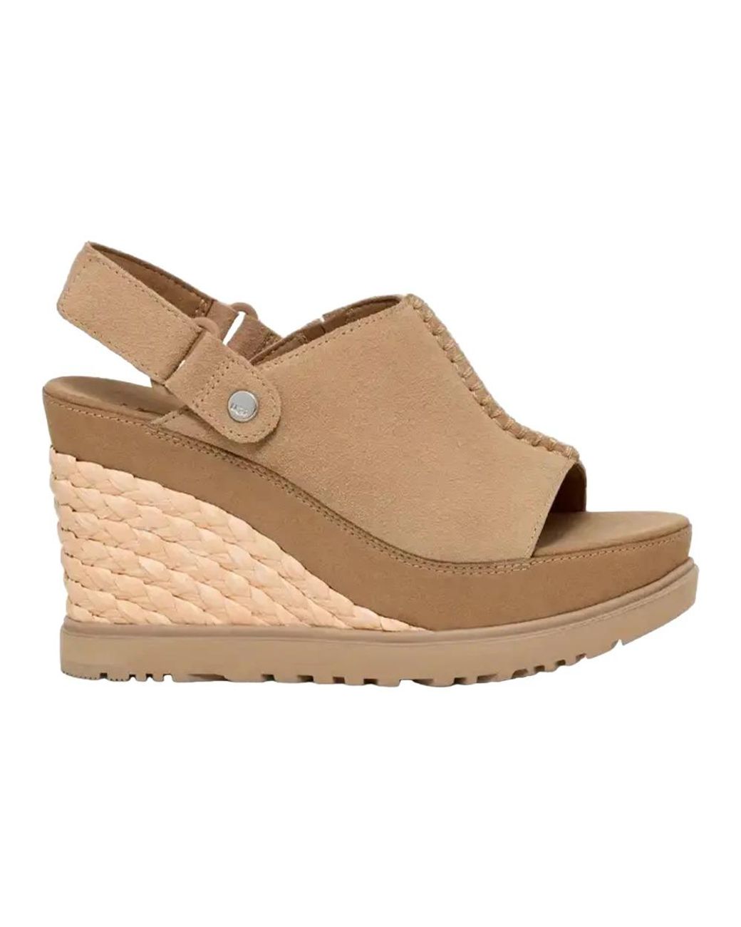 UGG Abbot Wedge High Heels in Natural | Lyst