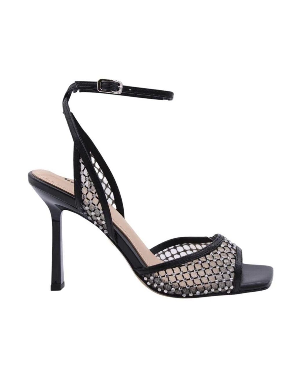 Lola Cruz High Heel Sandals in Black | Lyst