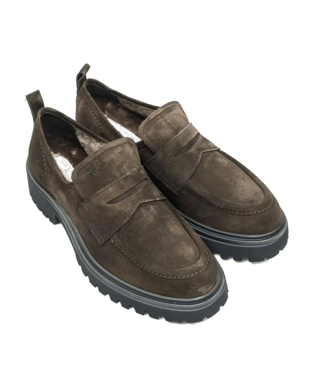 Guglielmo Rotta Loafers in Brown | Lyst