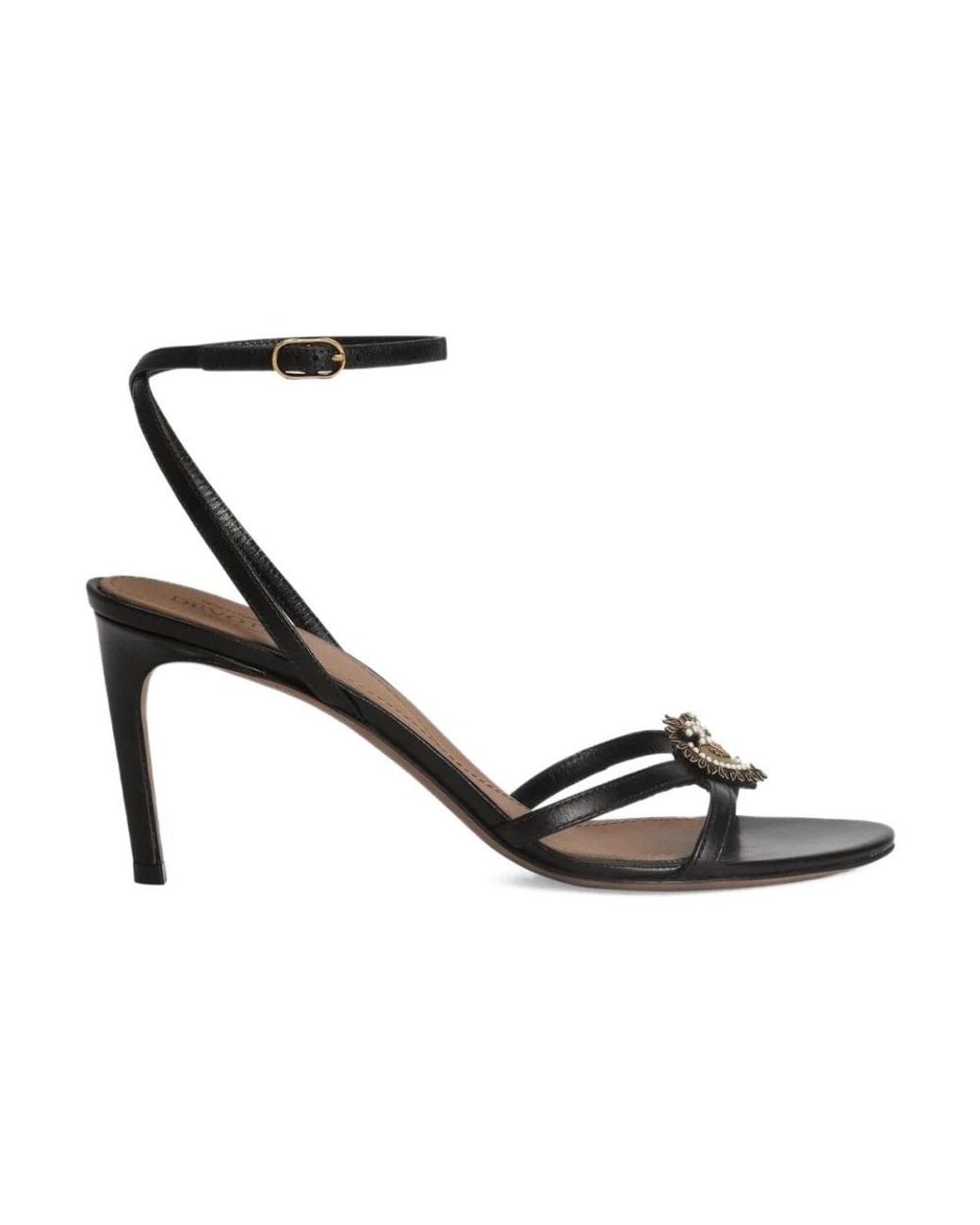 Dolce & Gabbana High Heel Sandals in Black | Lyst UK