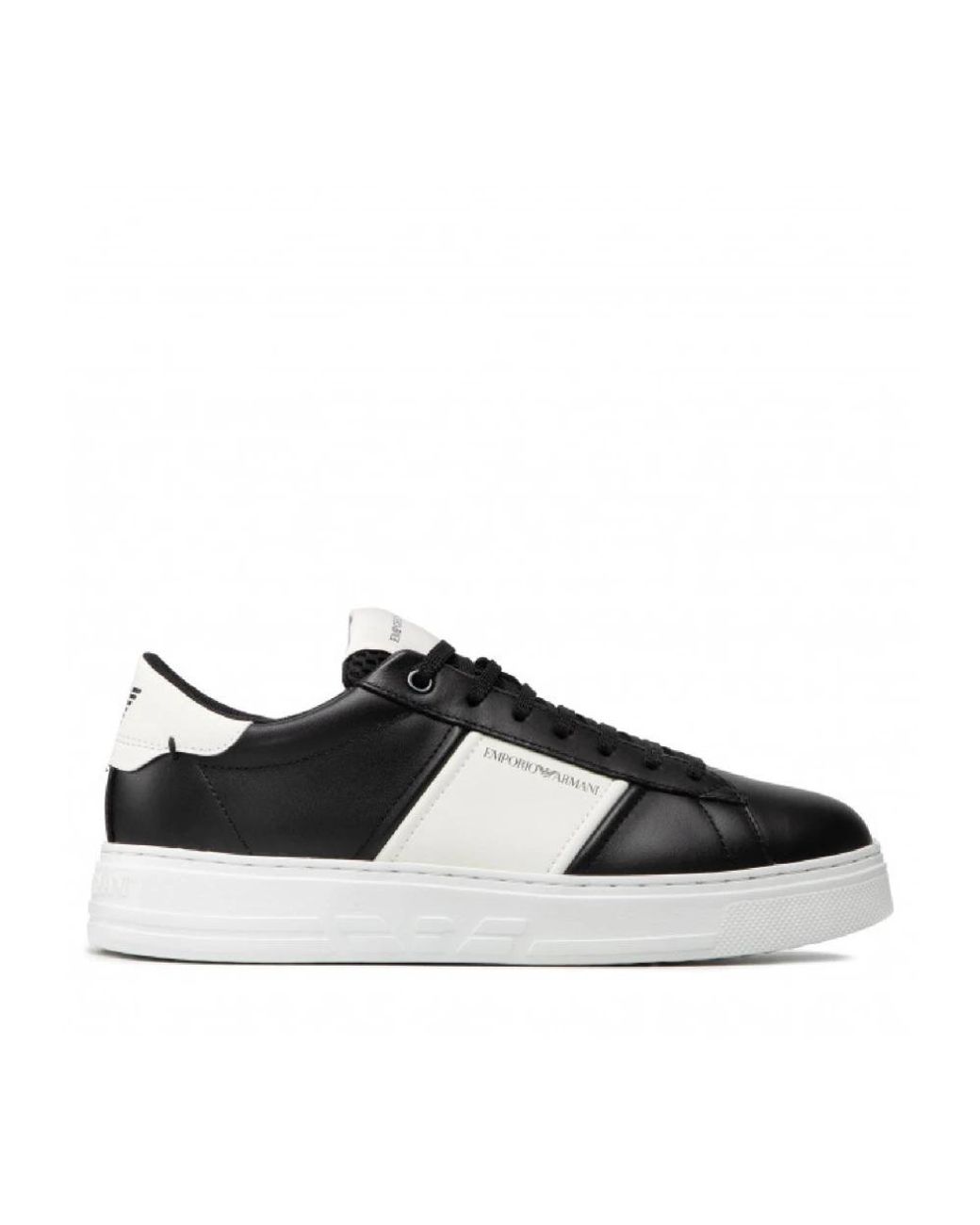 Emporio Armani Sneakers in Black for Men | Lyst