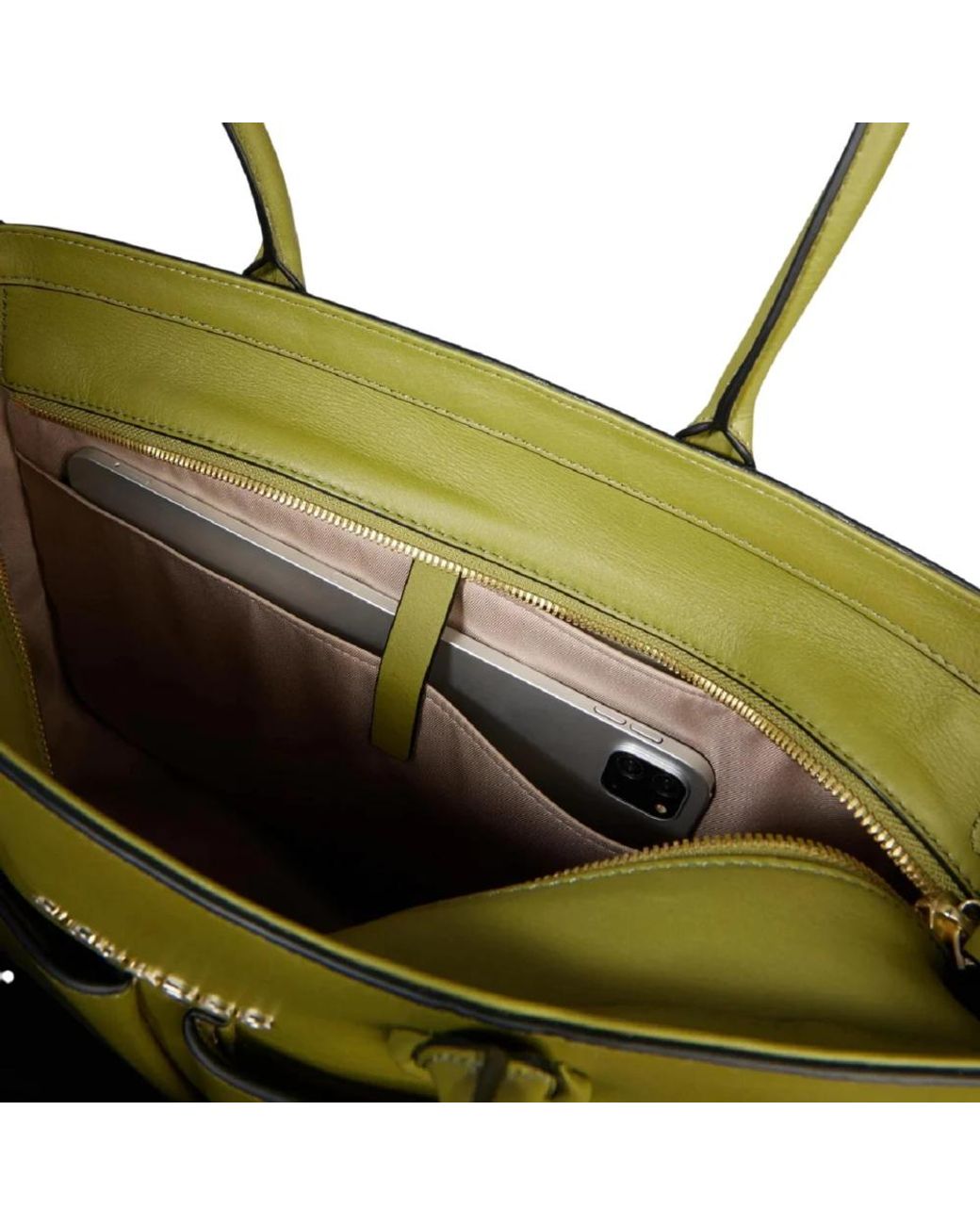 Piquadro Tote Bags in Green | Lyst UK
