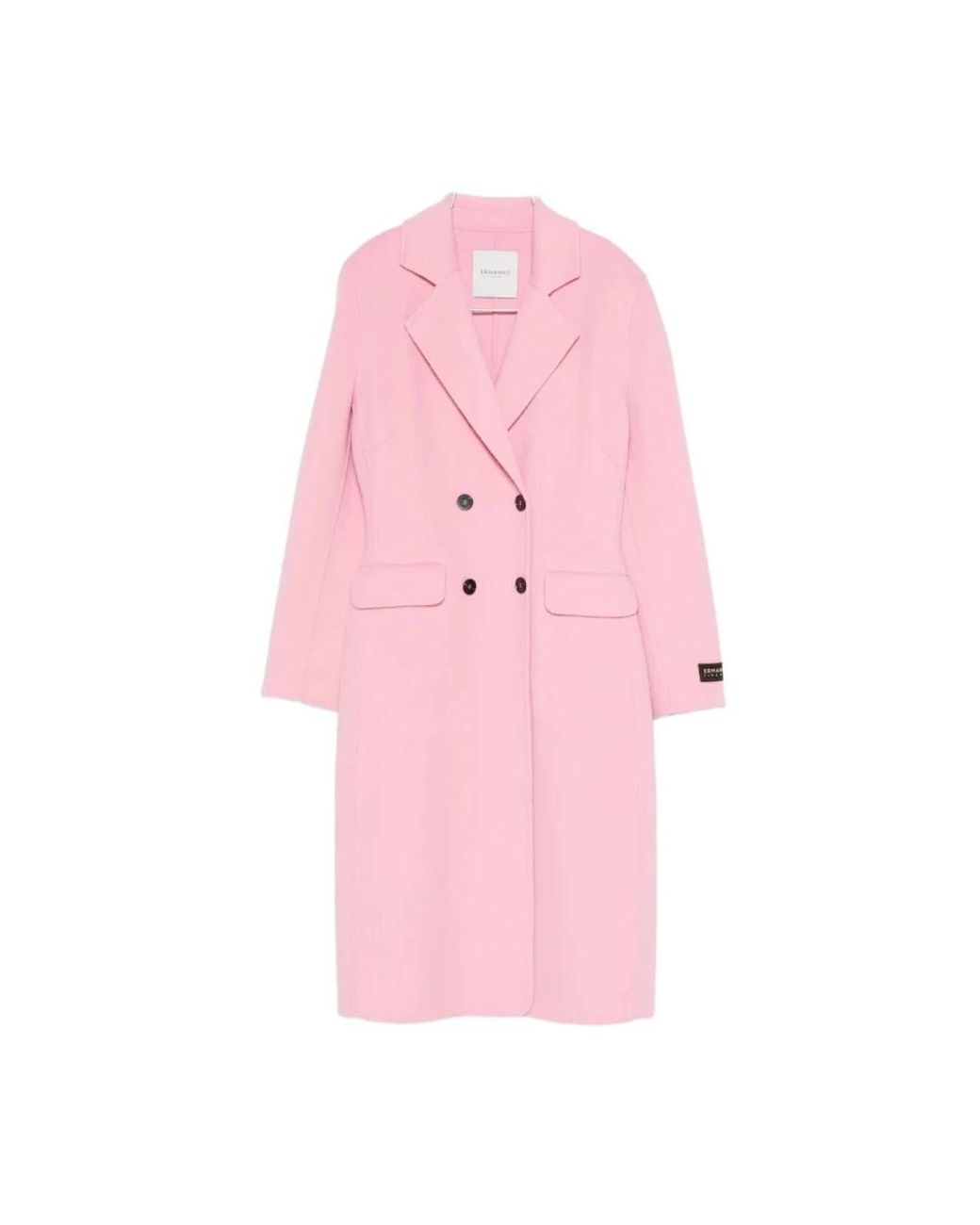 Ermanno Scervino Double-Breasted Coats in Pink | Lyst UK