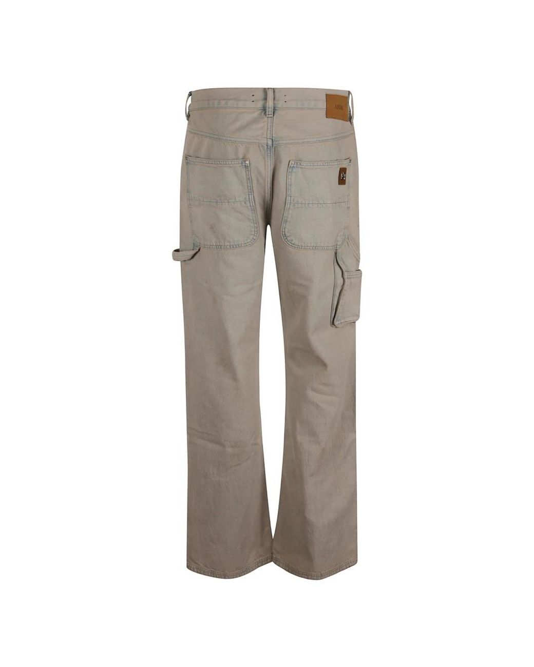 Amiri Straight Jeans in Grey for Men | Lyst UK