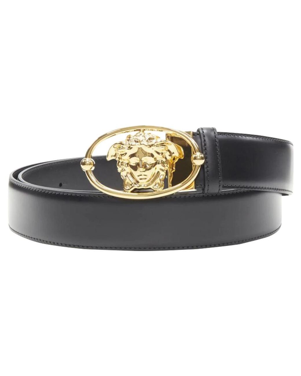 Versace Belts in Black for Men | Lyst UK
