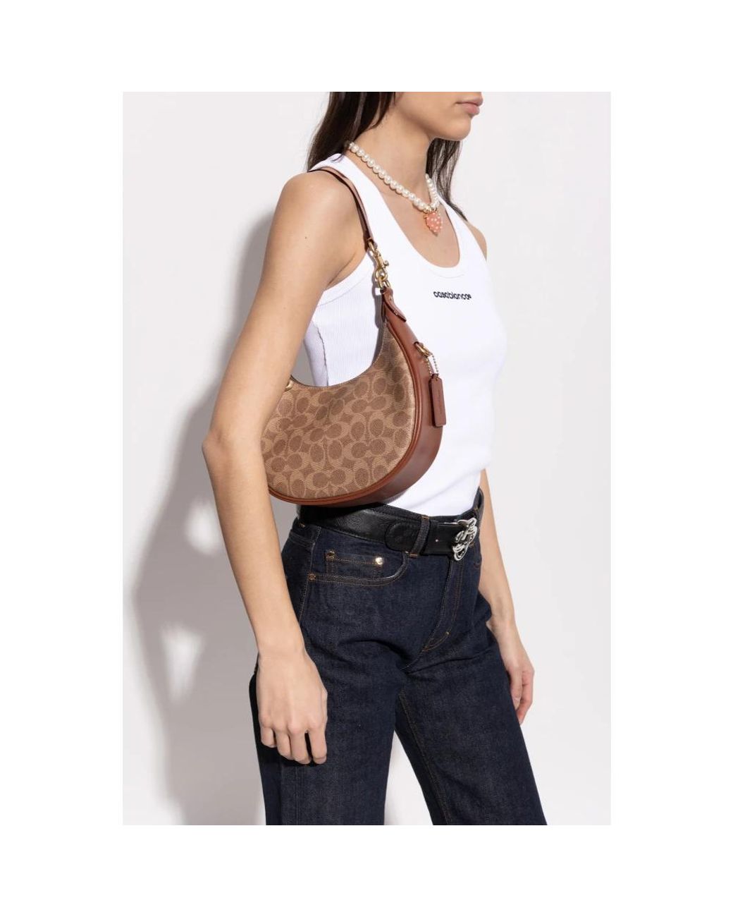 COACH Shoulder Bags in Brown | Lyst