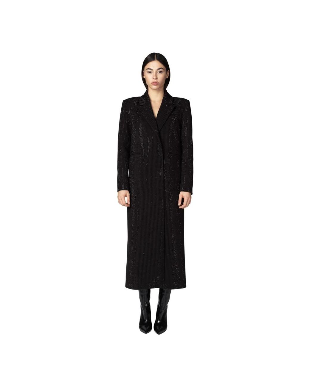 TWENTYFOUR Haitch Coat in Schwarz | Lyst DE