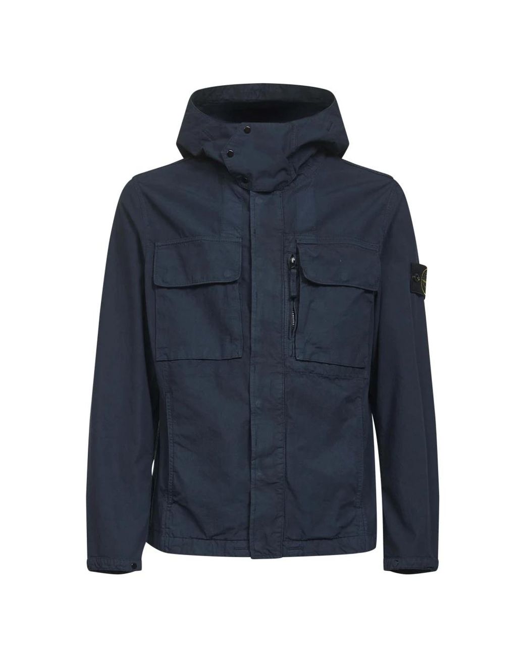 Stone Island Light Jackets in Blue for Men | Lyst