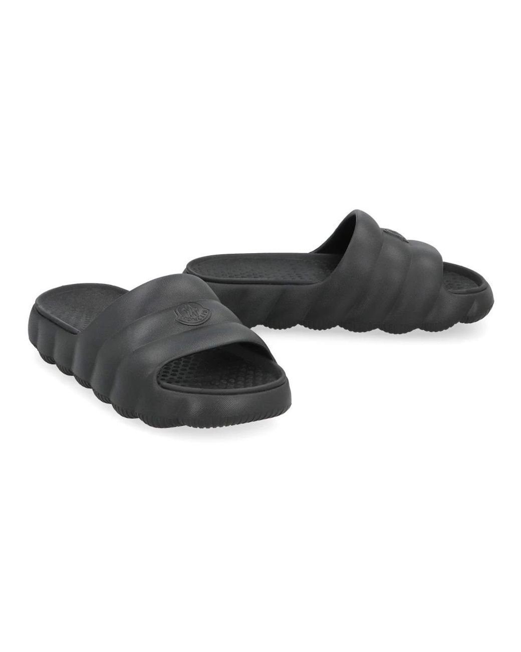 Moncler Sliders in Gray | Lyst