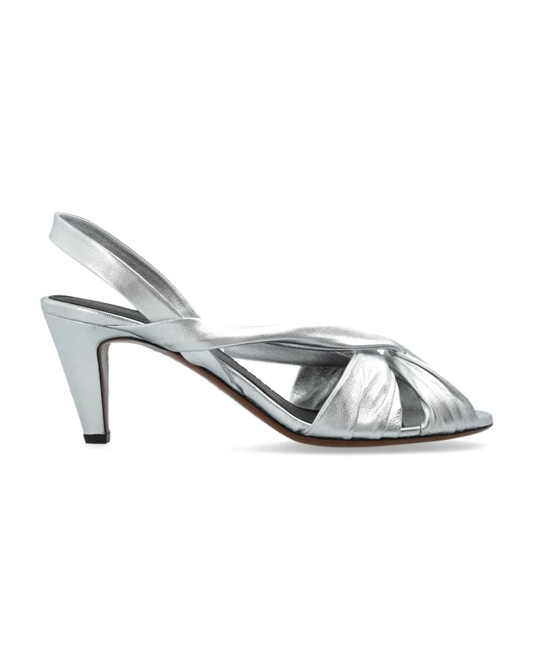 Neous High Heel Sandals in Metallic | Lyst