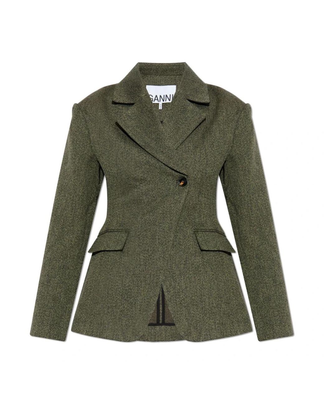 Ganni Blazers in Green | Lyst UK