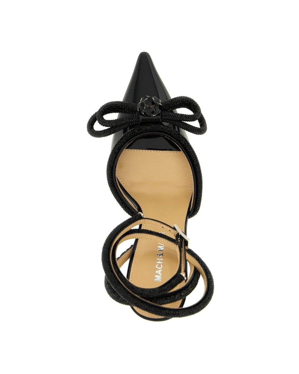 Mach & Mach High Heel Sandals in Black | Lyst UK