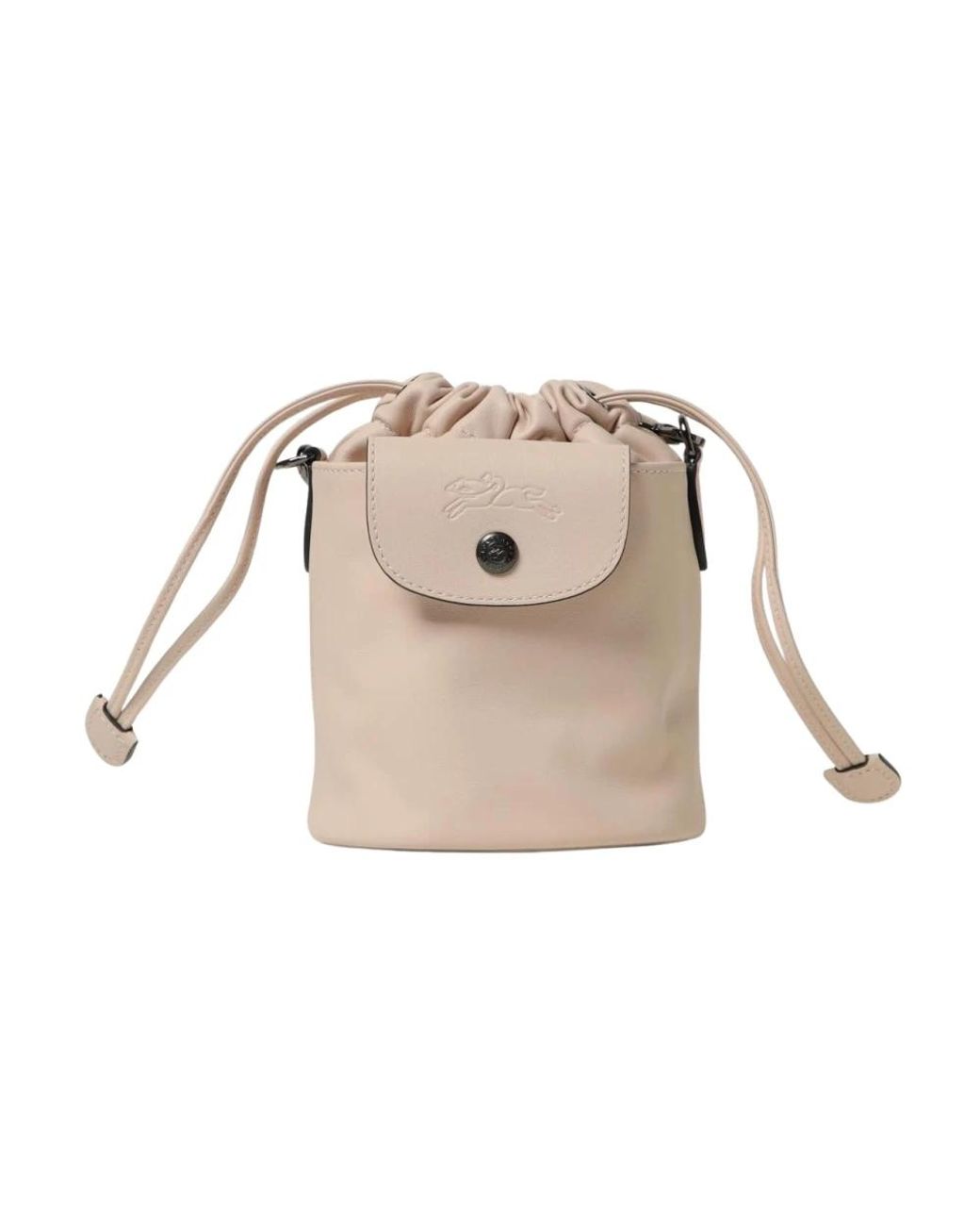 Longchamp Bucket Bags in Natural | Lyst UK