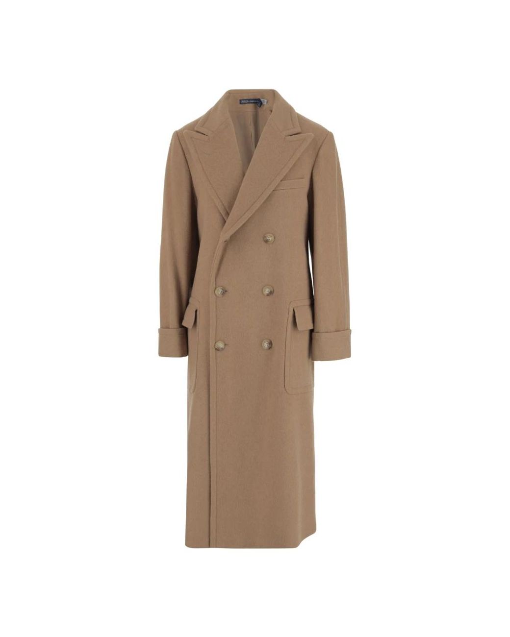 Polo Ralph Lauren Double-Breasted Coats in Brown | Lyst