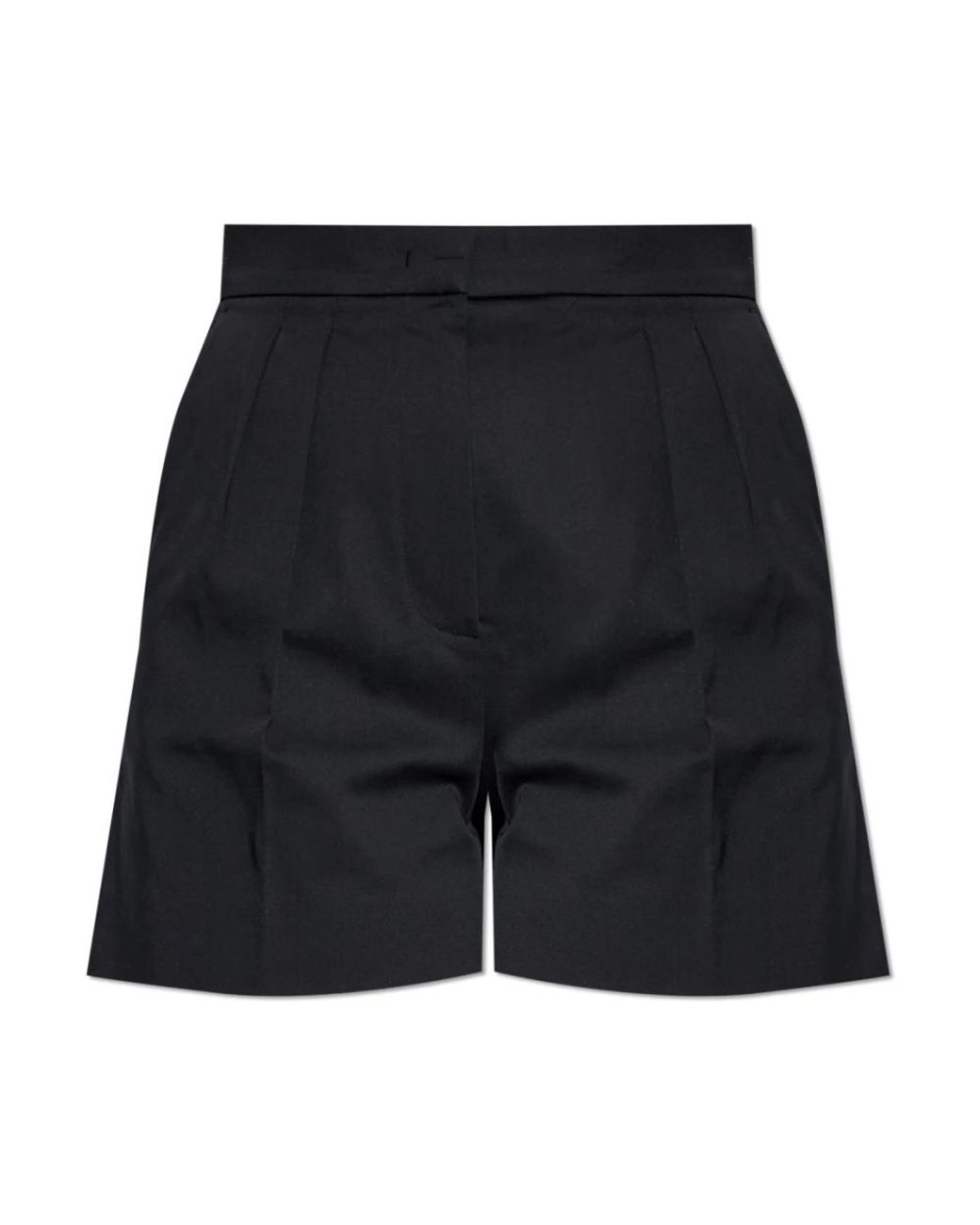 Max Mara Short Shorts in Black | Lyst