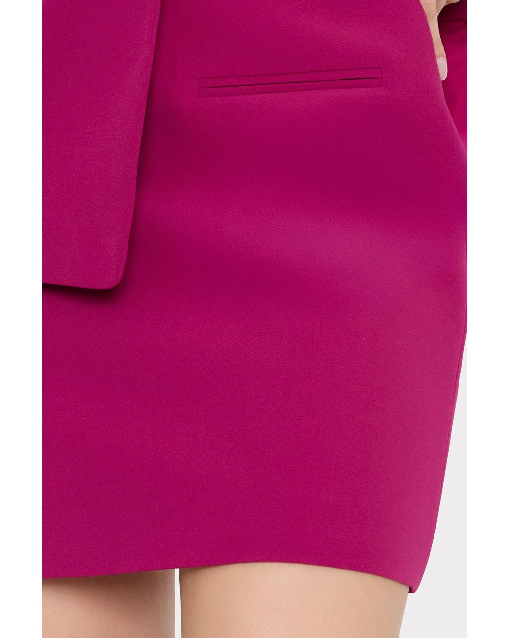 MILLY Lizzy Cady Mini Skirt in Pink | Lyst
