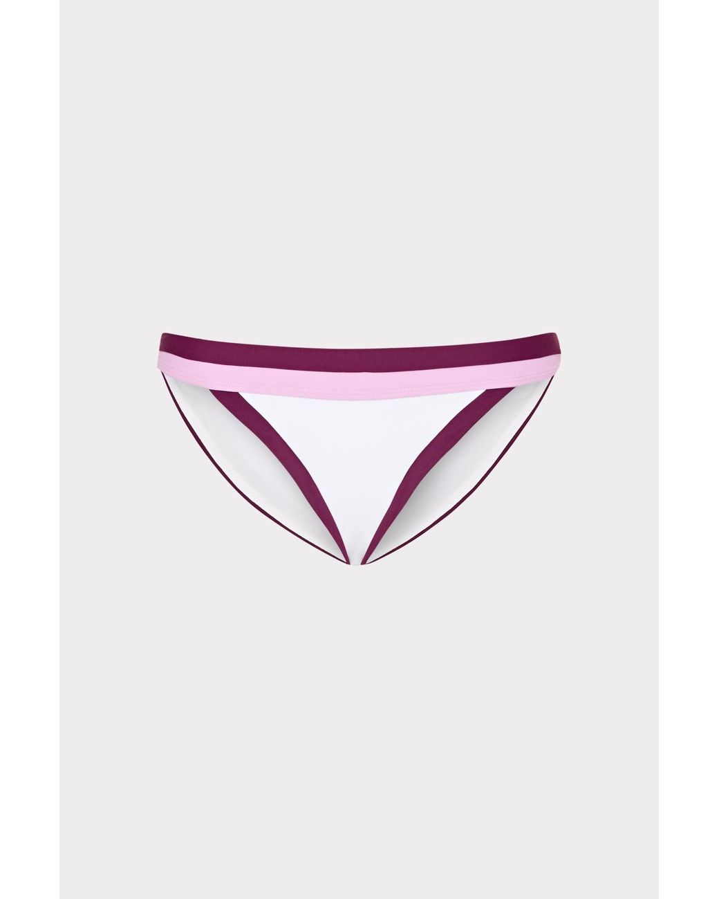 MILLY Positano Colorblock Bikini Bottom | Lyst