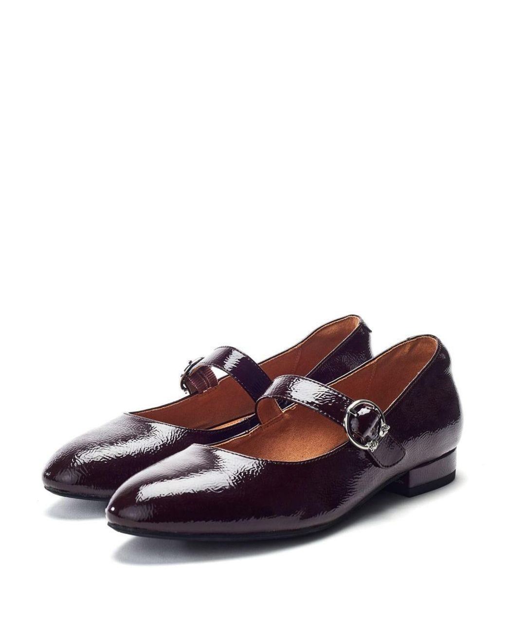 Moda In Pelle Firuta Burgundy Patent Leather in Blue | Lyst UK