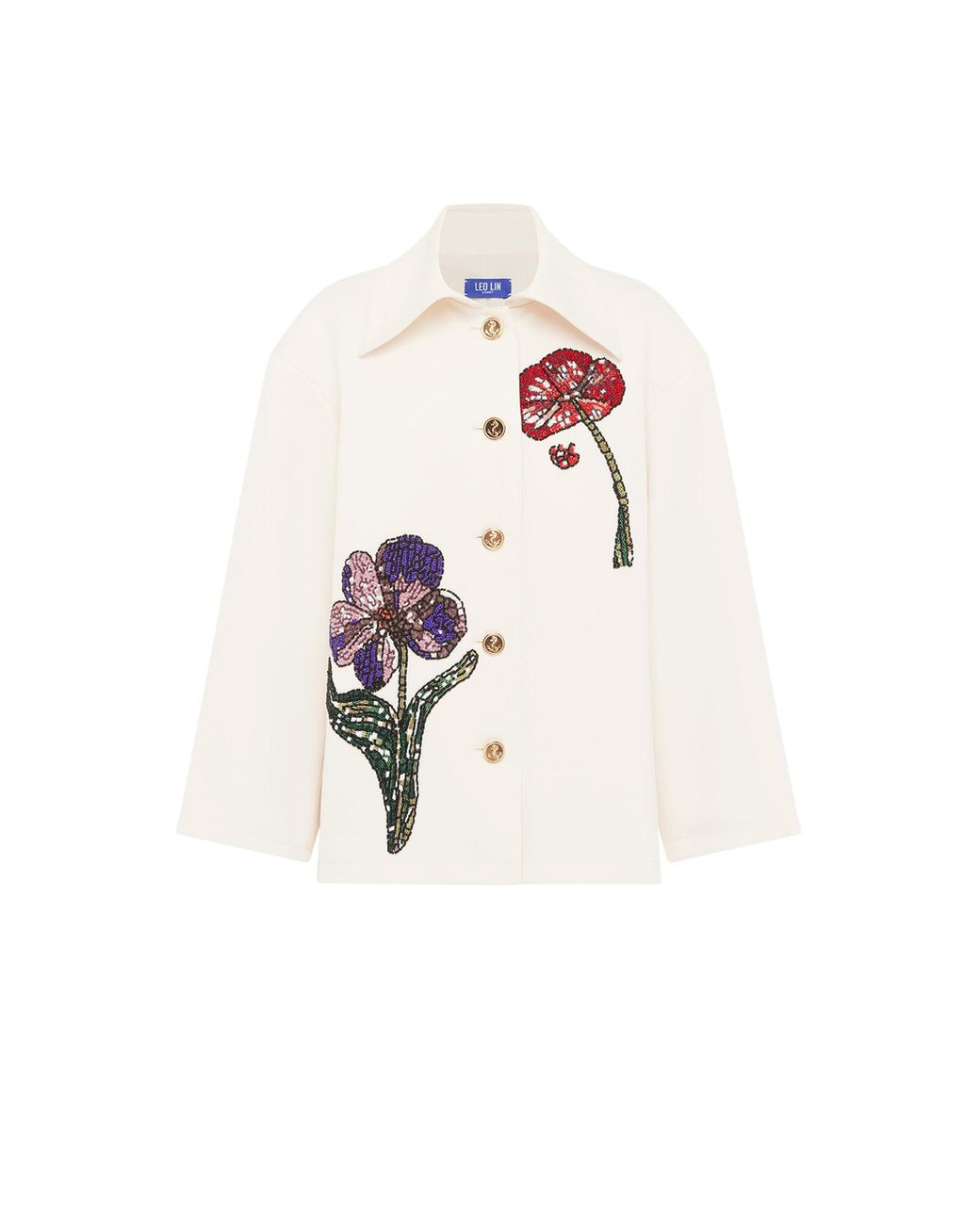 LEO LIN Leyna Embellished Jacket | Lyst UK