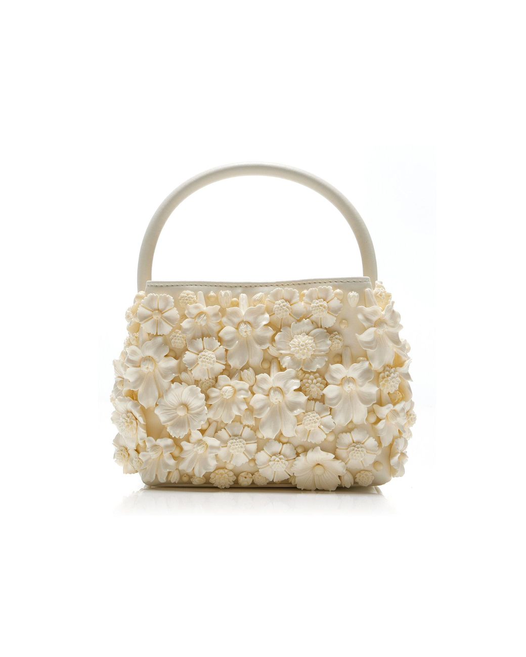 Cult Gaia Solene Floral Mini Bag in Natural | Lyst