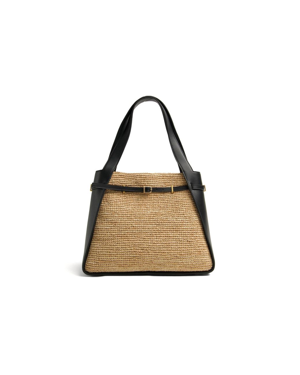 Jonathan Simkhai Cleo Natural Raffia Combo Tote in White | Lyst
