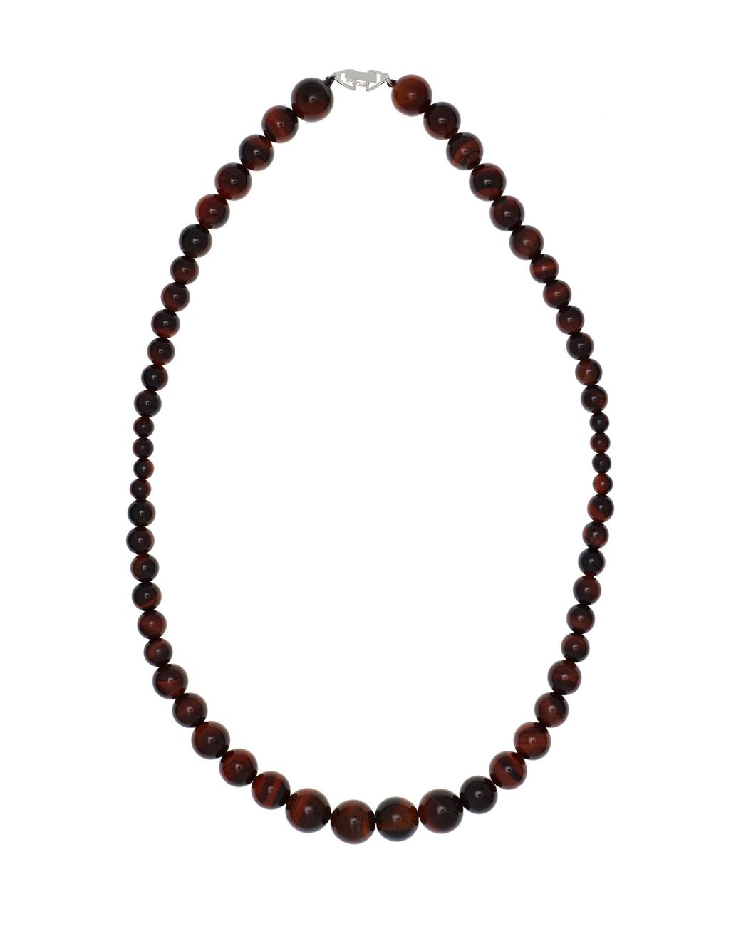 RAGBAG STUDIO Emberly Tiger's Eye Necklace in Black | Lyst