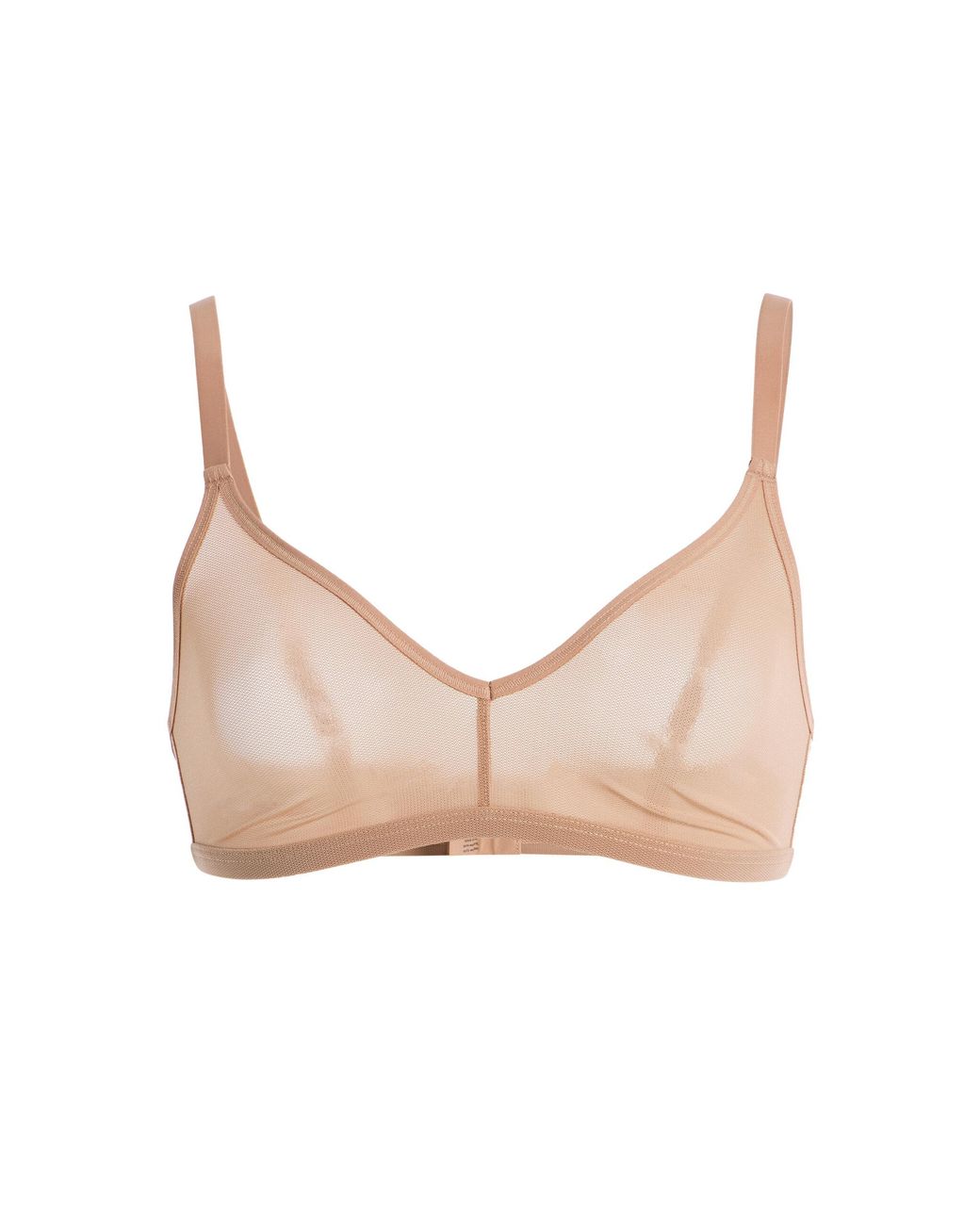 NEGATIVE Sieve Micromesh Bralette in Natural | Lyst UK