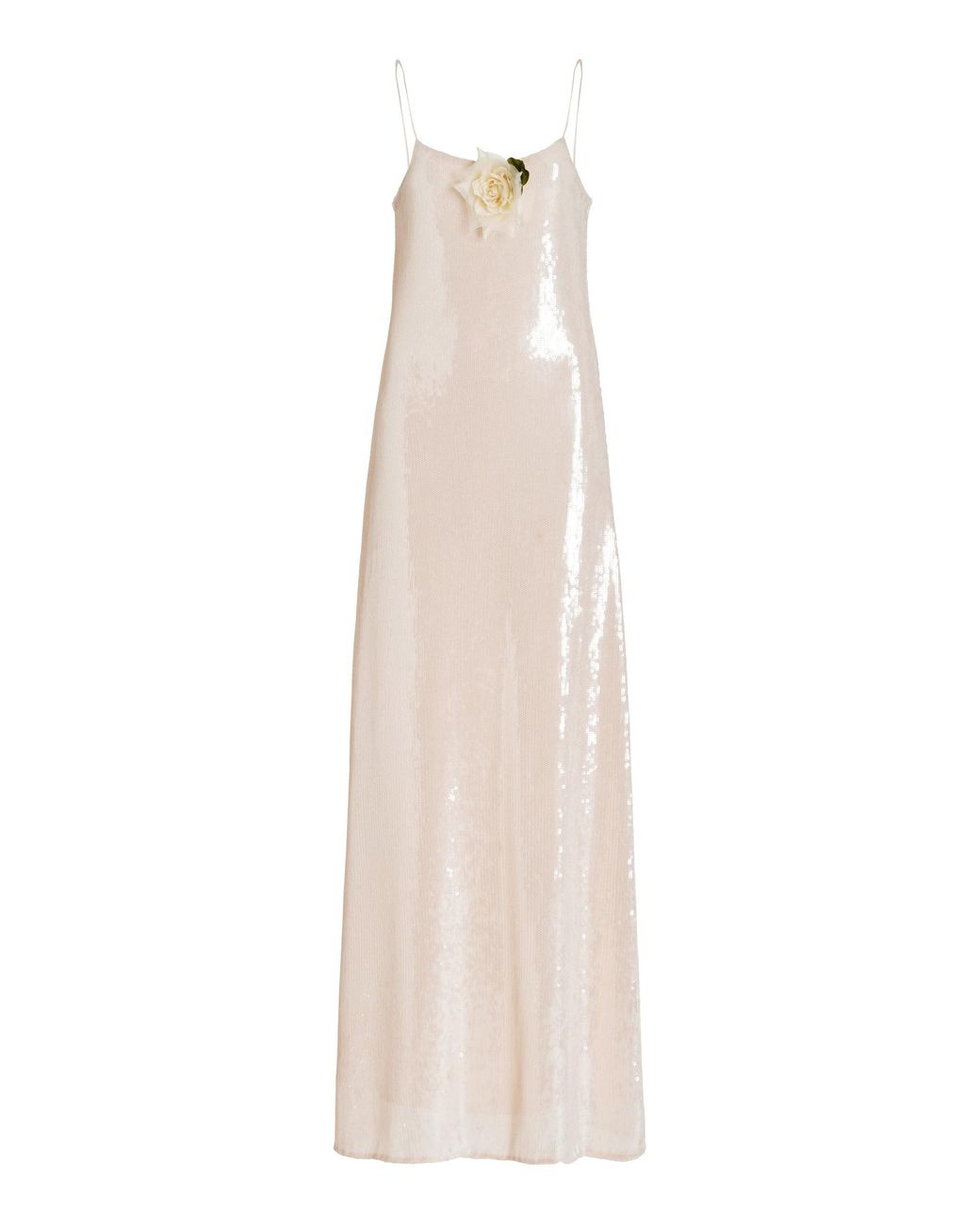 Rodarte Translucent Sequin Slip Dress And Bolero in White | Lyst
