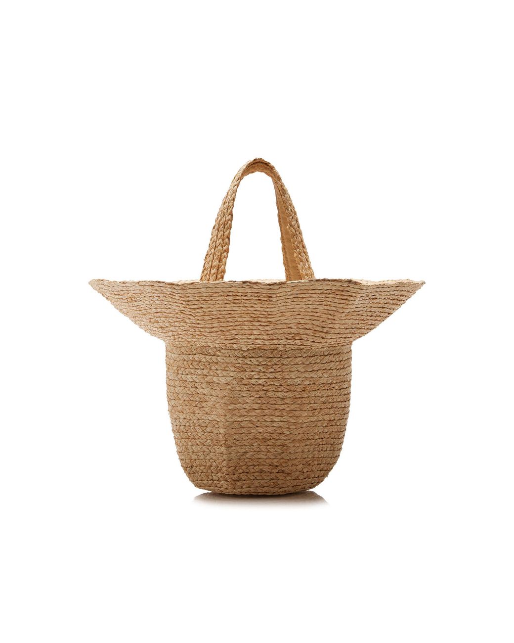 The Row Sol Raffia Bucket Bag in Natural | Lyst