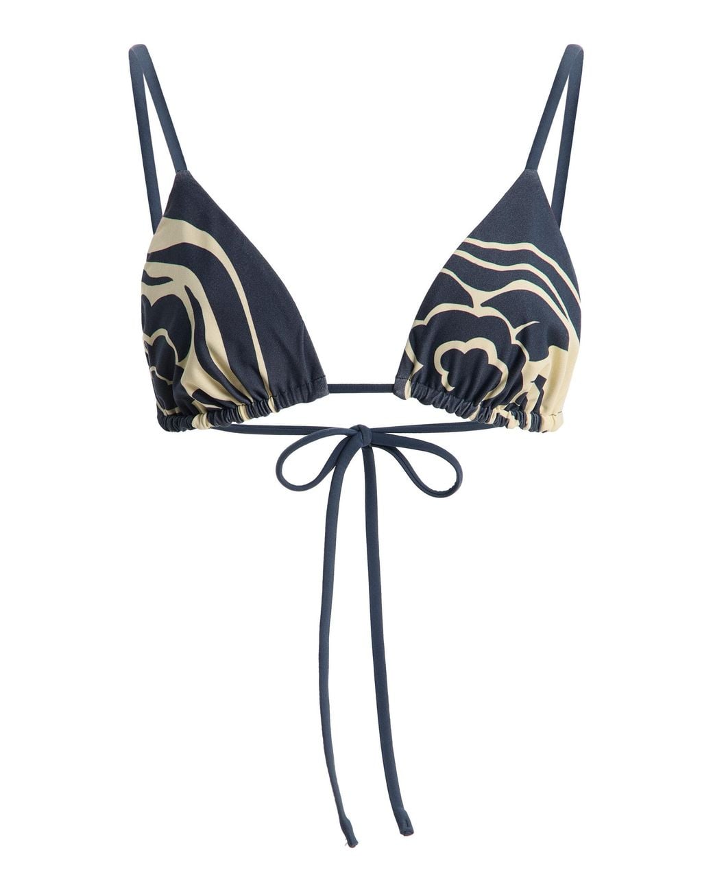 SIR. Lilou String Triangle Bikini Top in Blue | Lyst