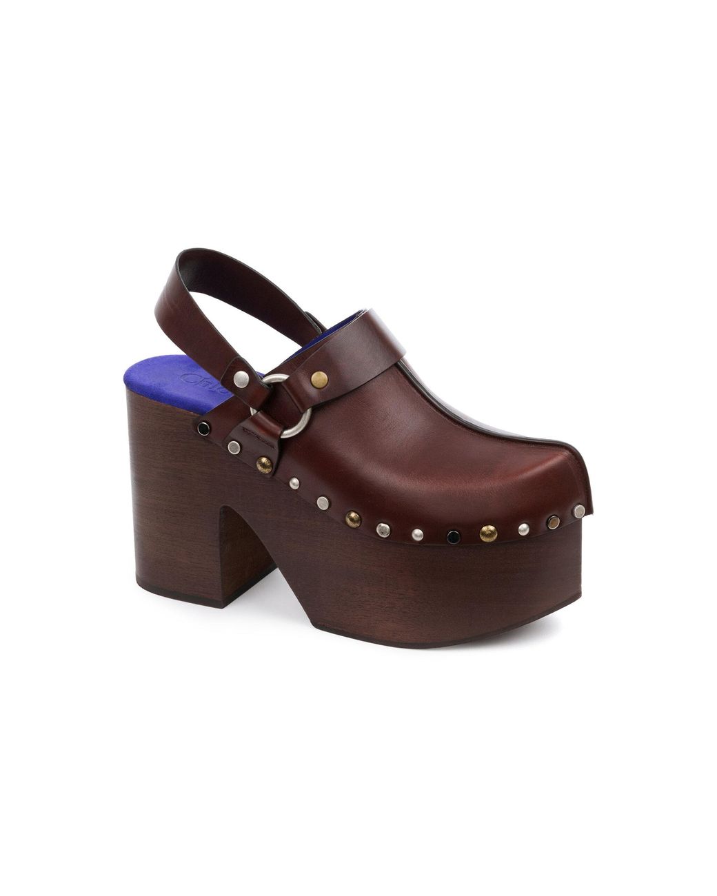 Chloé Somber Clogs in Brown | Lyst