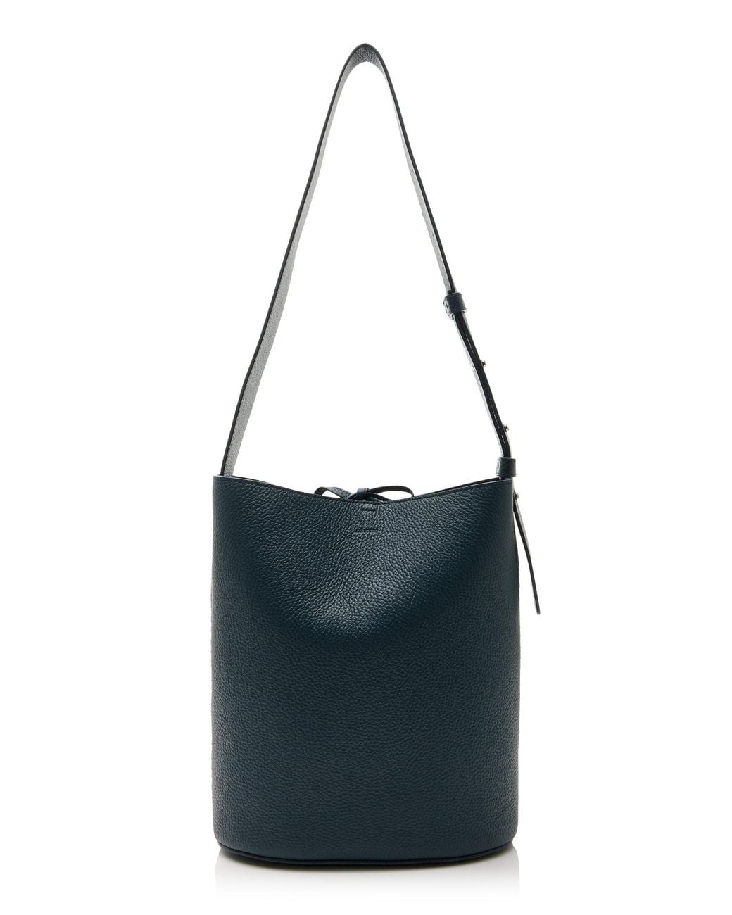 LIE STUDIO The Norma Leather Tote in Blue | Lyst