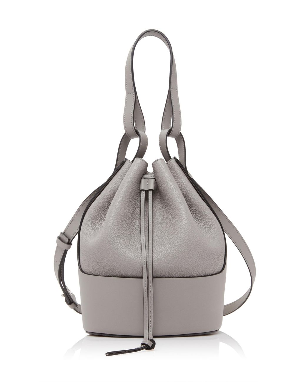 Loewe Balloon Leather Shoulder Bag in Grey | Lyst Canada