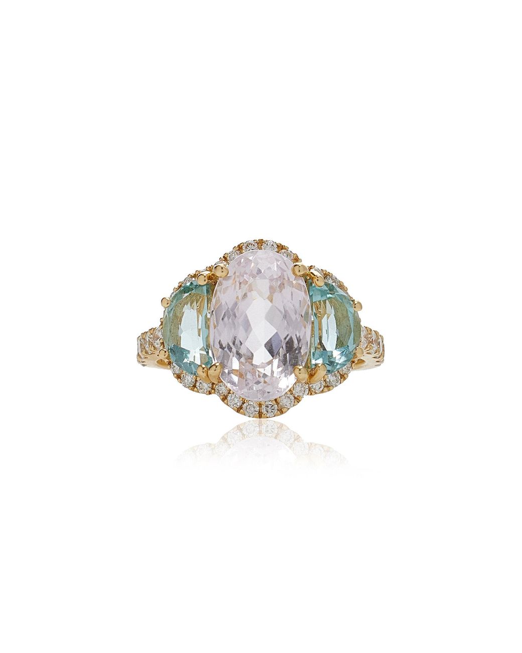 Ashley McCormick 18K-Stone Tutti Frutti Ring | Lyst