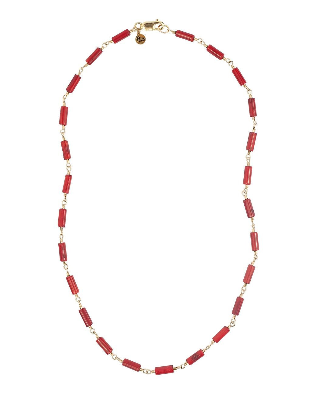 Presley Oldham Spark Necklace in Red | Lyst UK
