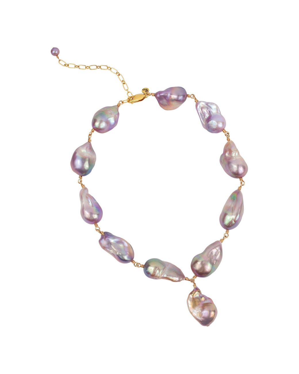 Presley Oldham Blossom Necklace in Pink | Lyst UK