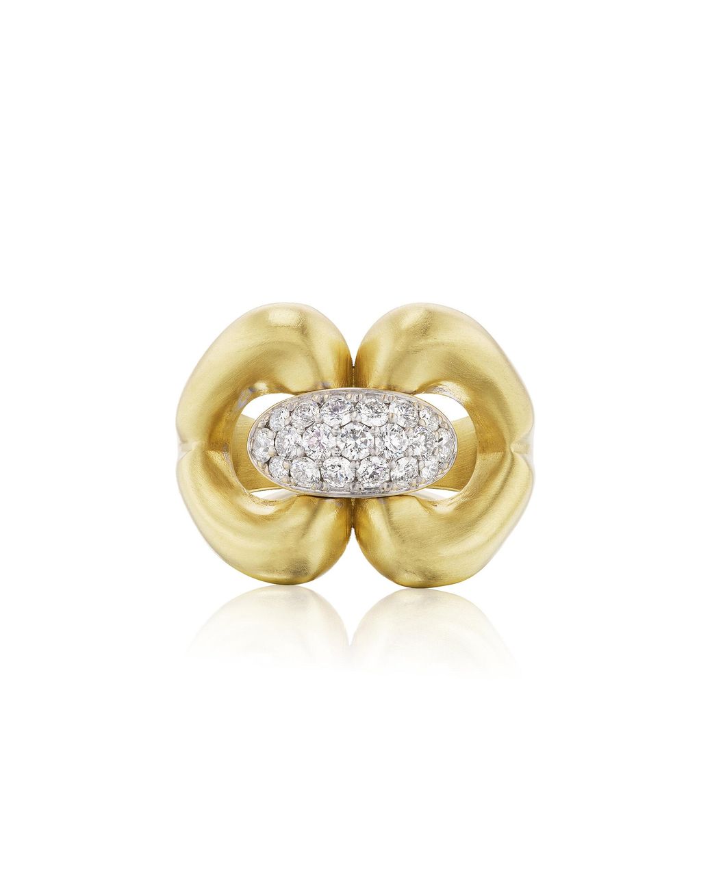 Jenna Blake Nautical 18K Diamond Ring in Metallic | Lyst