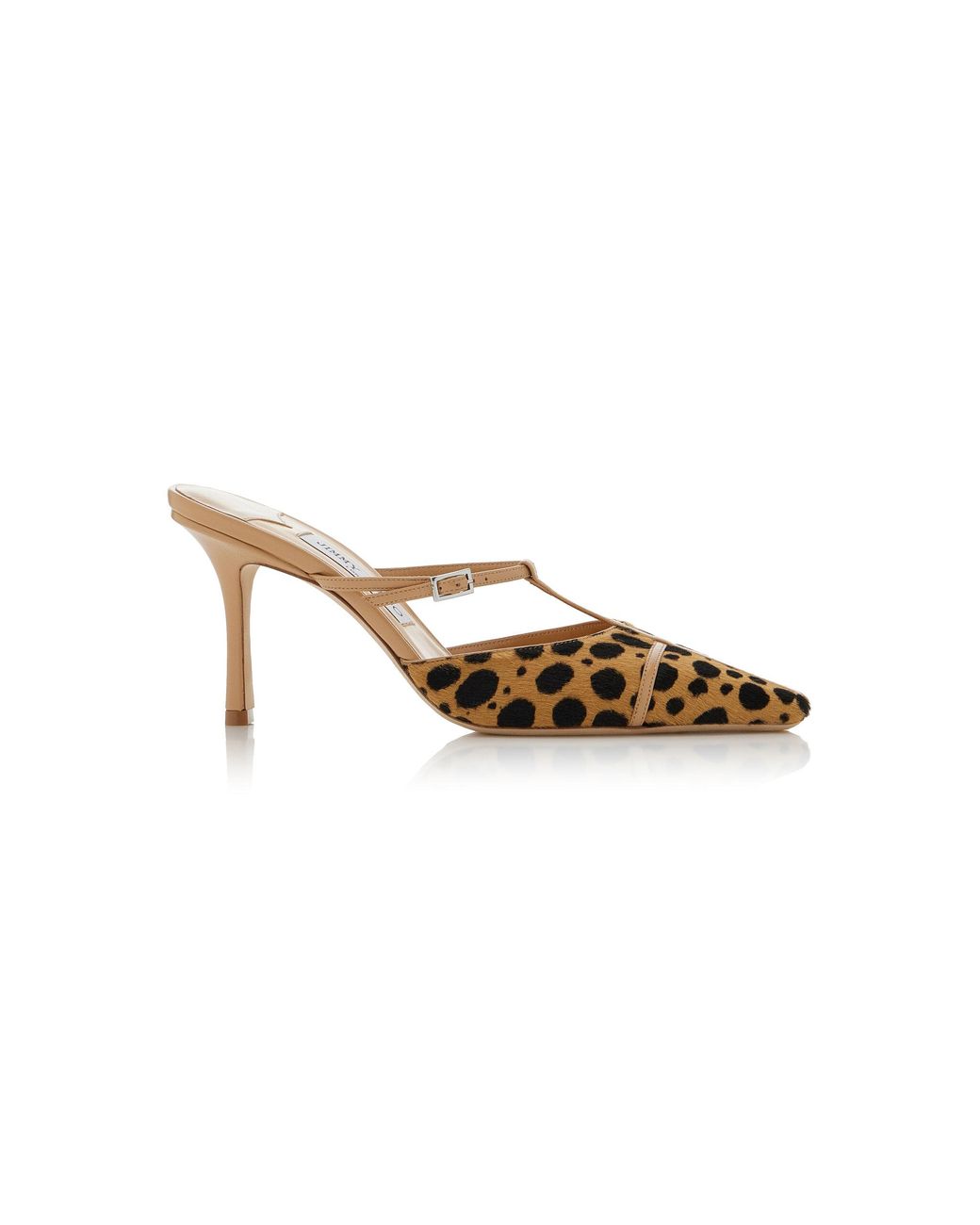Jimmy Choo X Conner Ives Gloria Cheetah-Print Pony Hair Mules in ...