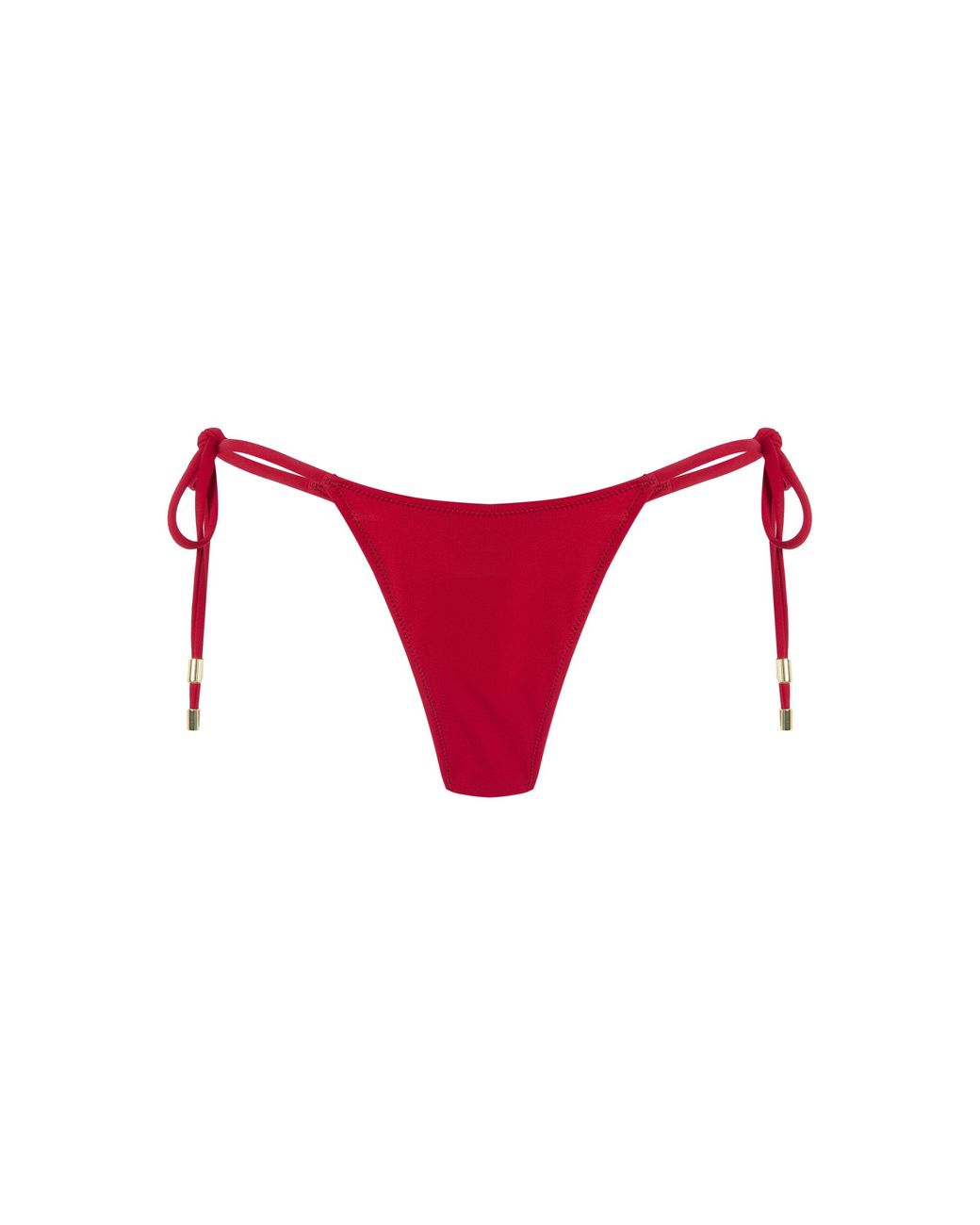 Tropic of C Triangle Bikini Bottoms in Red | Lyst