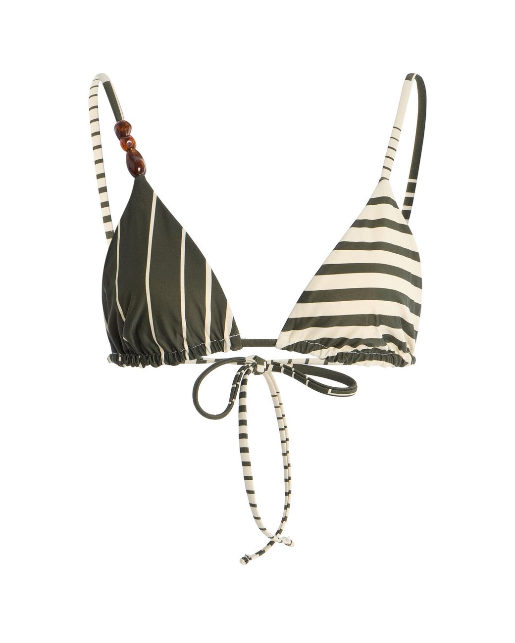 SIR. Leila String Triangle Top in Green | Lyst