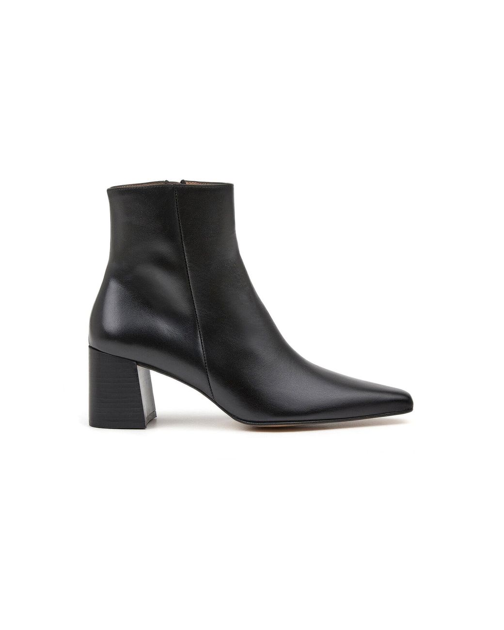 Flattered Riley Leather Ankle Boots in Black | Lyst