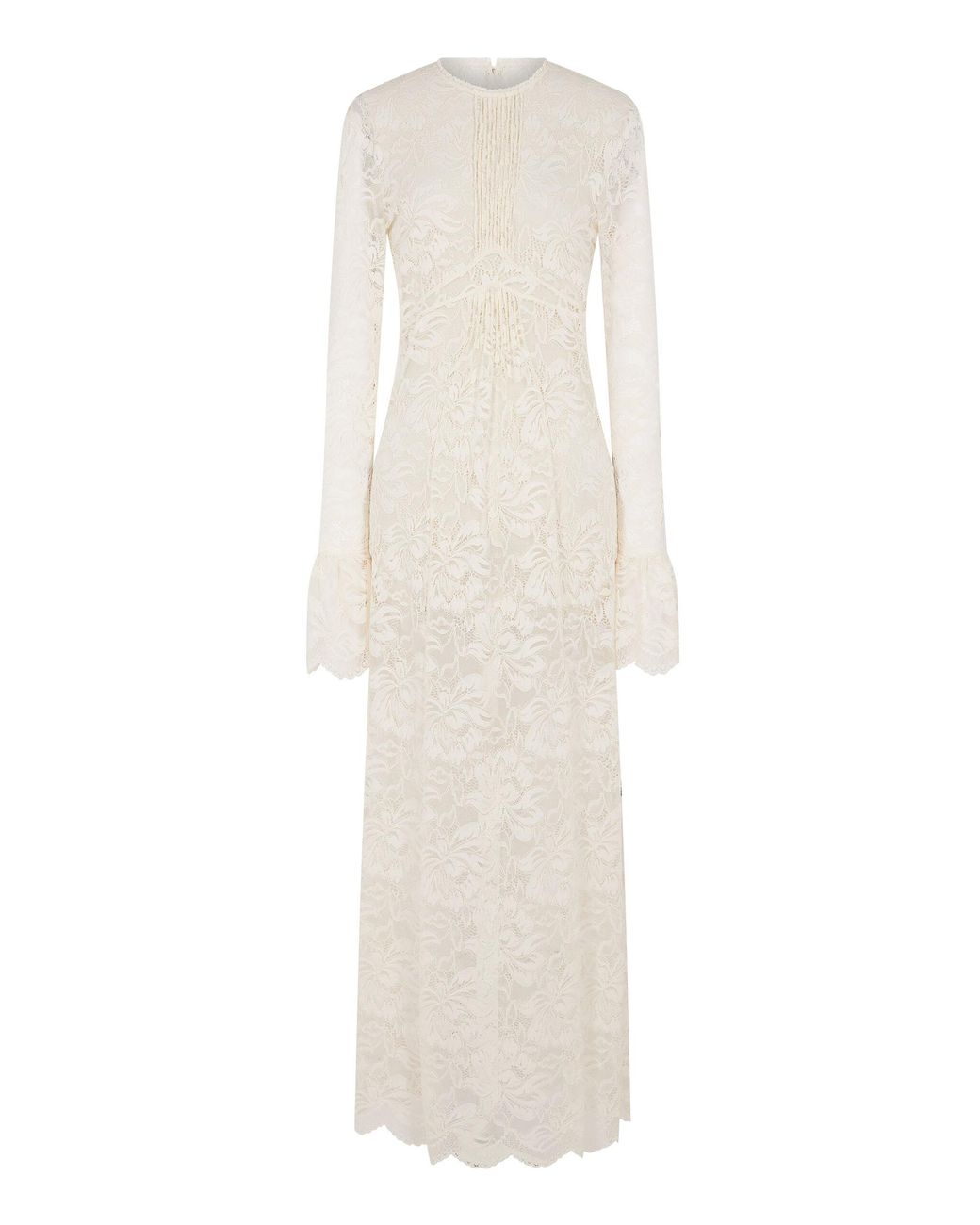 Rabanne Lace Maxi Dress in White | Lyst Rabanne Lace Maxi Dress in White | Lyst