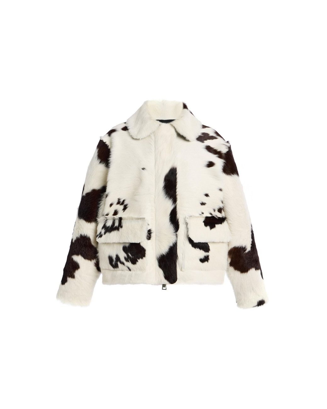 Brandon Maxwell The Thayer Cow Print Leather Jacket | Lyst